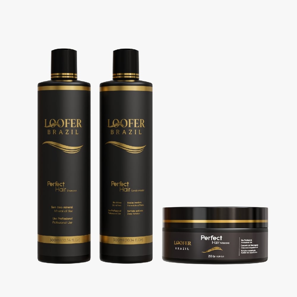 PERFECT HAIR TREATMENT KIT - LOOFER BRAZIL Brazil | BK Studio Hair ...
