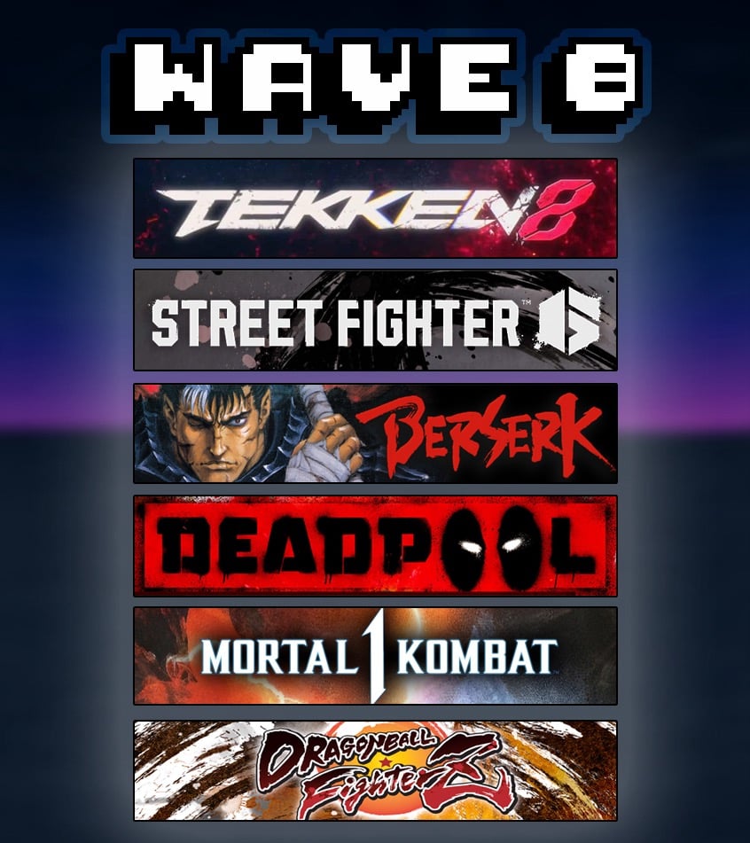 1:12 Arcade Stickers Wave 7 | Shelf Presents