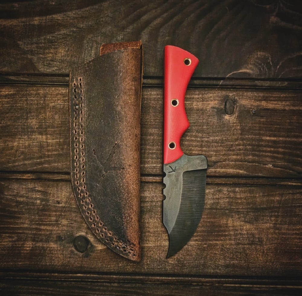 JAKE • Red G10 | Turkey Run Knife Co