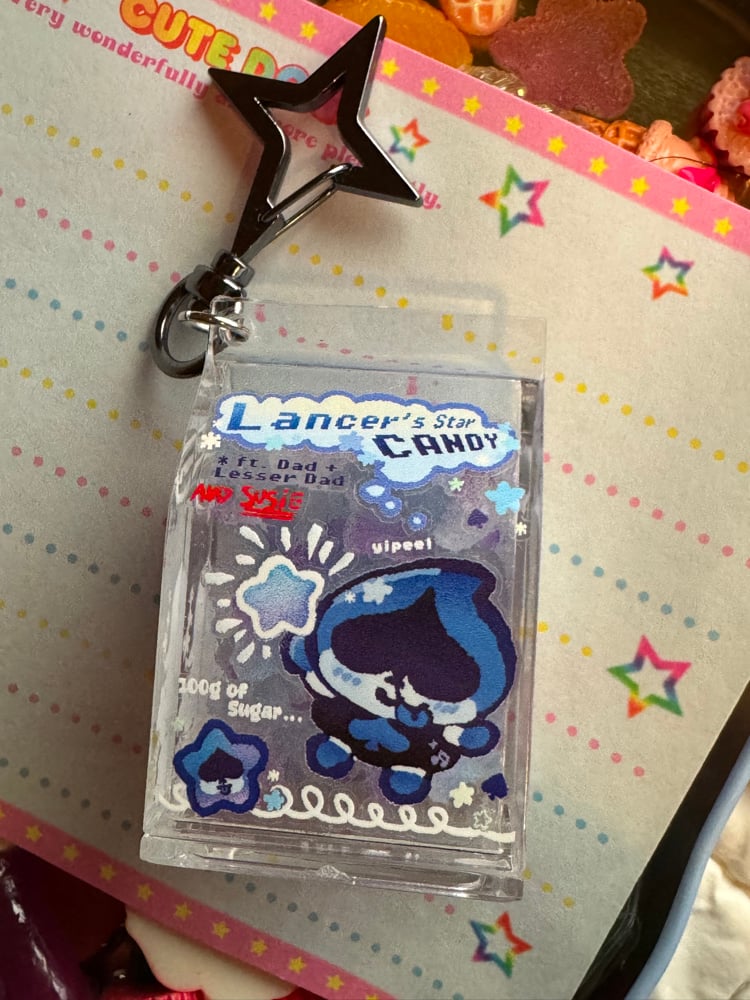 ♠️ Lancer Star Candy Shaker Keychain 💙💫 | wafflezn