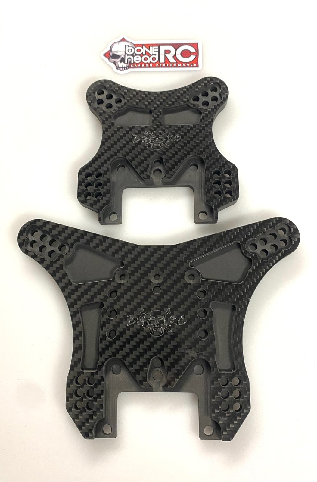 BoneHead RC Upgraded 9mm Thick MCD RR5 carbon fibre Shock Towers ...