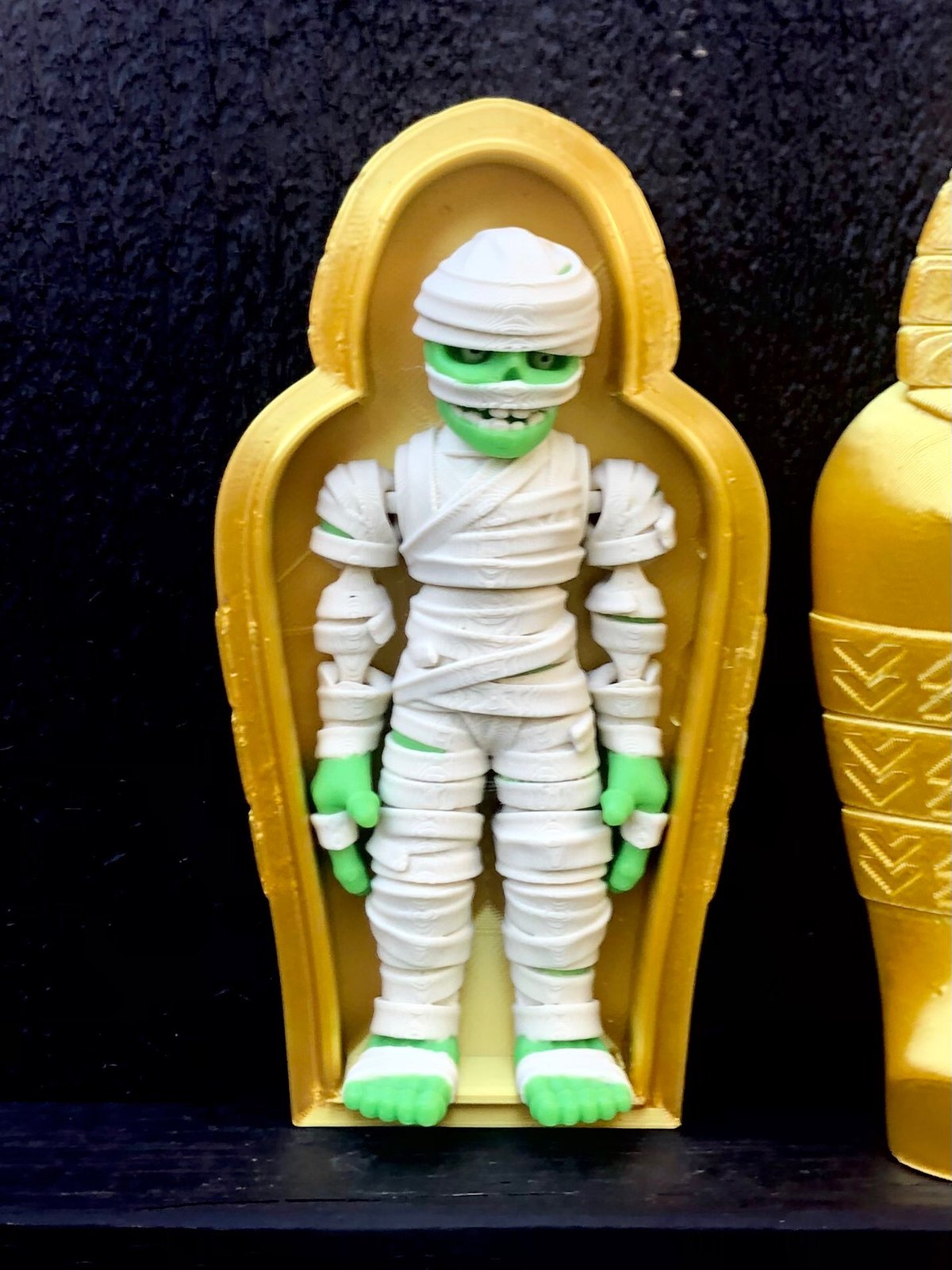 Flexible Mummy and Sarcophagus set | River City 3D Prints