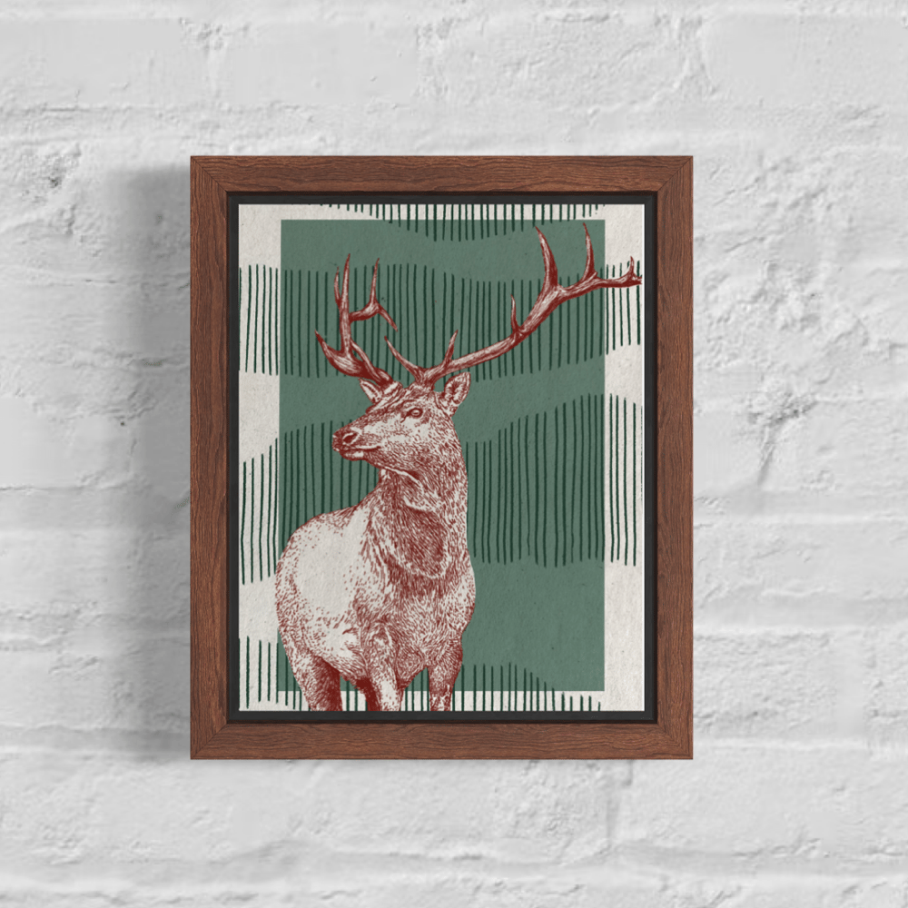 Red Stag 8” x 10” Print | Hidden Julles