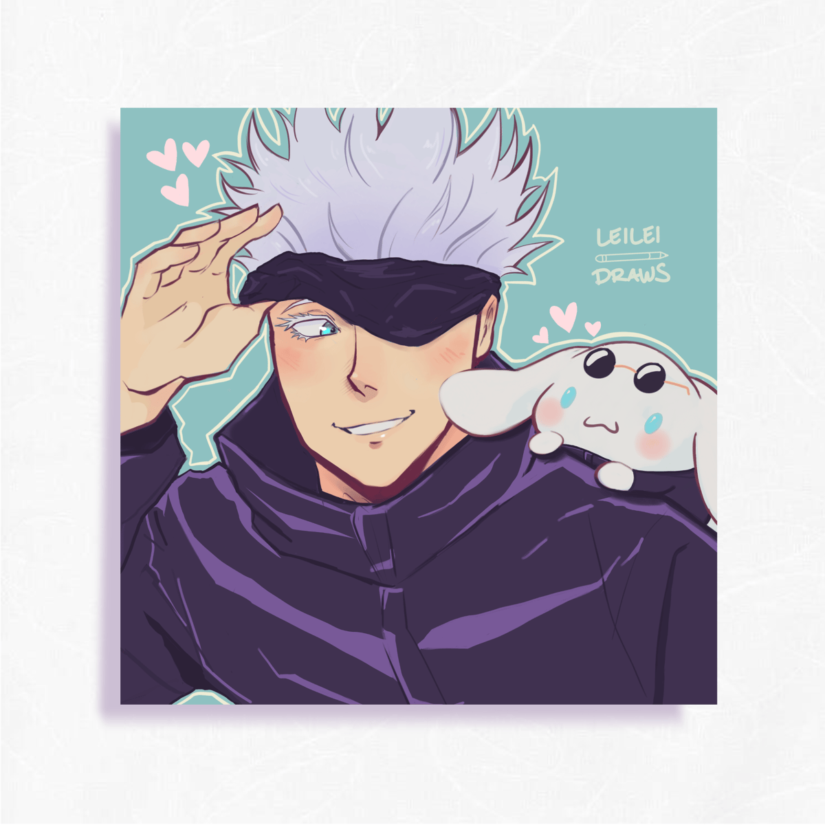 JJK x Sanrio - Gojo print | leilei_draws