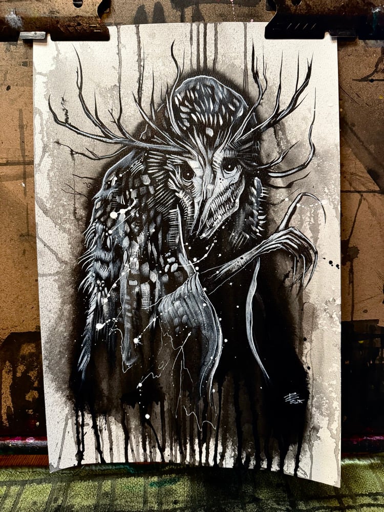 Wendigo print | Solis Lumen: The Art of Ryan Case