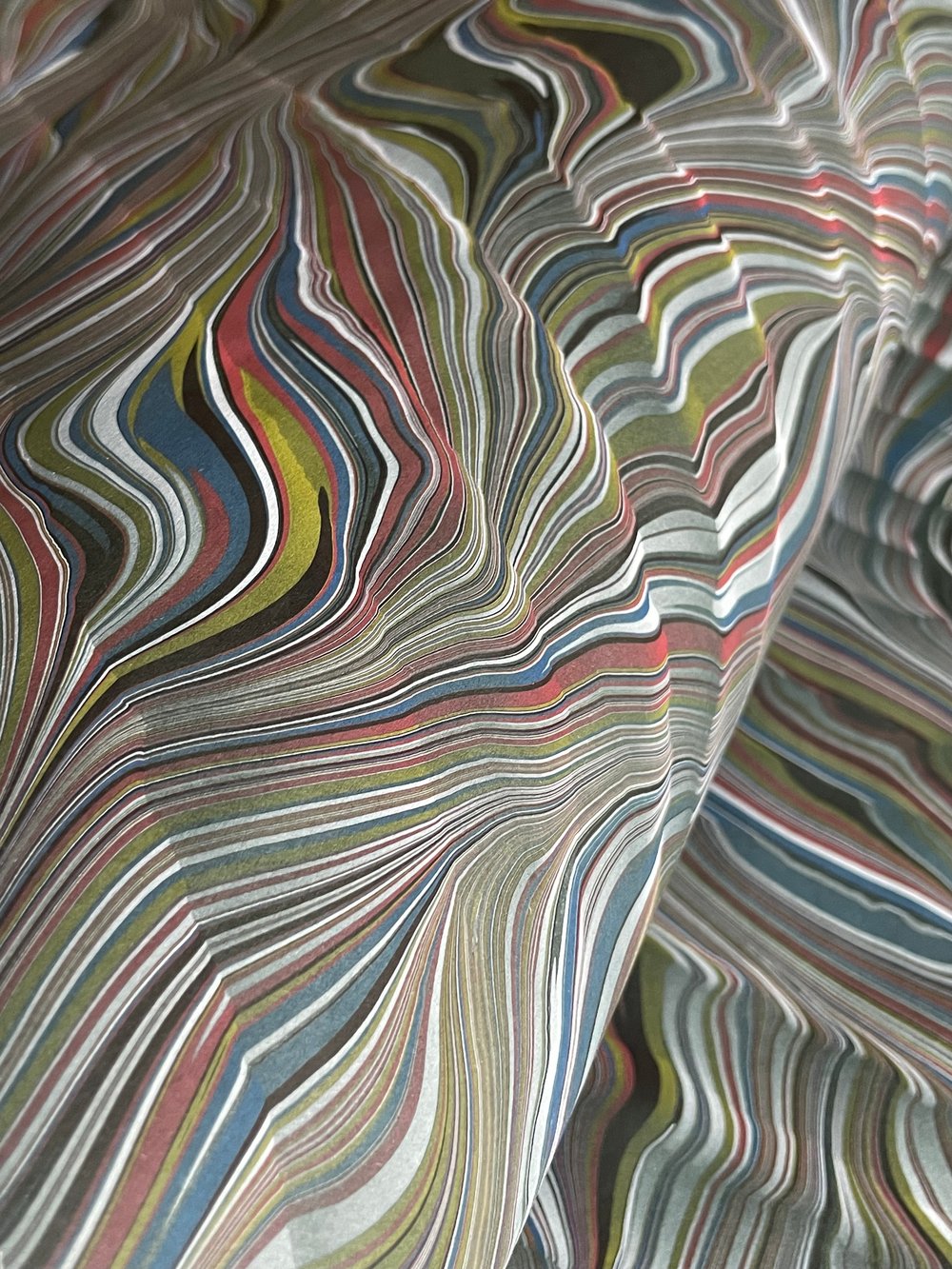 Hand Marbled Papers Ready to Ship : Limited Edition Full Sheets | Emily ...