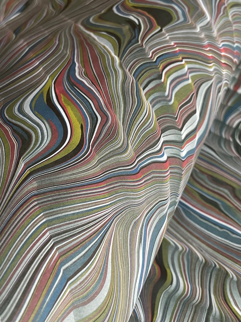 Hand Marbled Papers Ready to Ship : Limited Edition Full Sheets | Emily ...