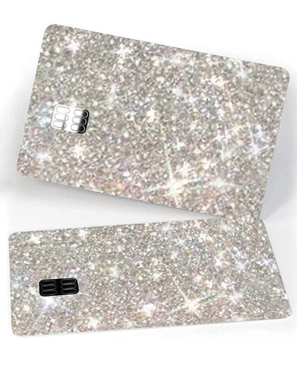 Bling Card Cover Silver | FlyLuxChic