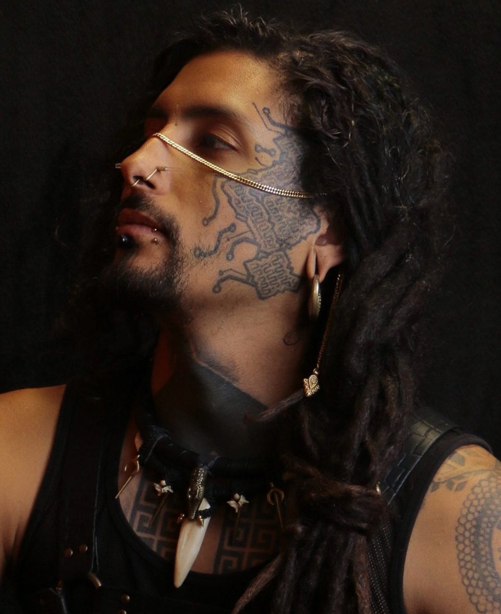 Golden Shakti Face chain | ZELTIA