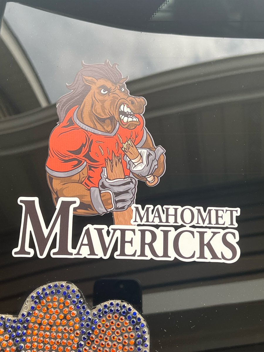 Mahomet Mavericks decals | Handmade by LMJ