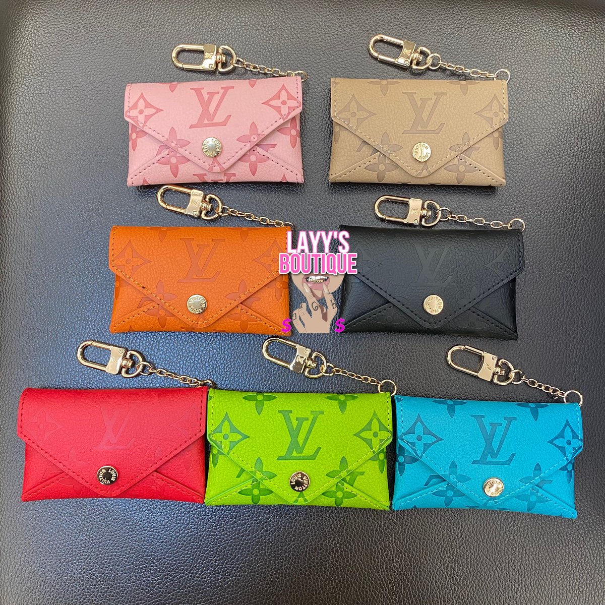 LV Card Holder Keychains | Layys Closet