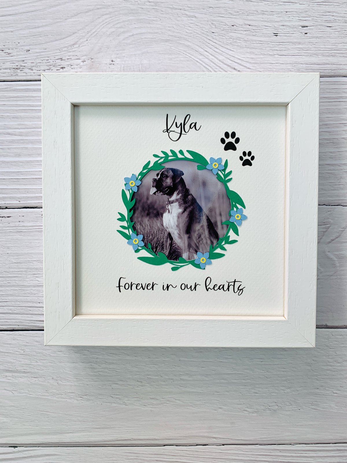 Personalised Pet Memory Keepsake photo Frame | The Crafty Capricorn
