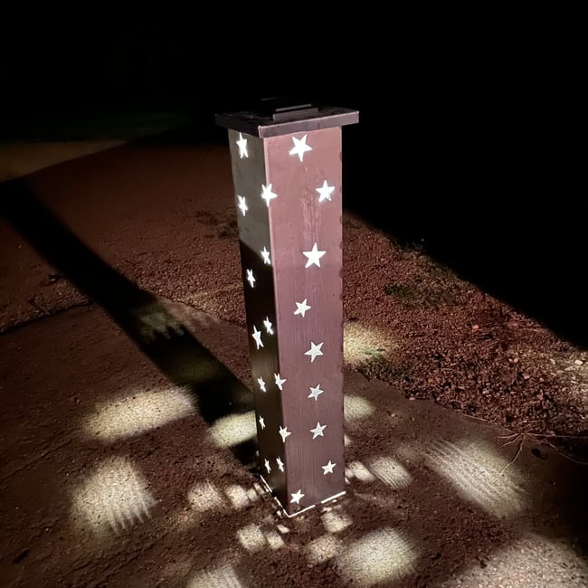 Garden Column - Star Pattern | Ricki and Sons