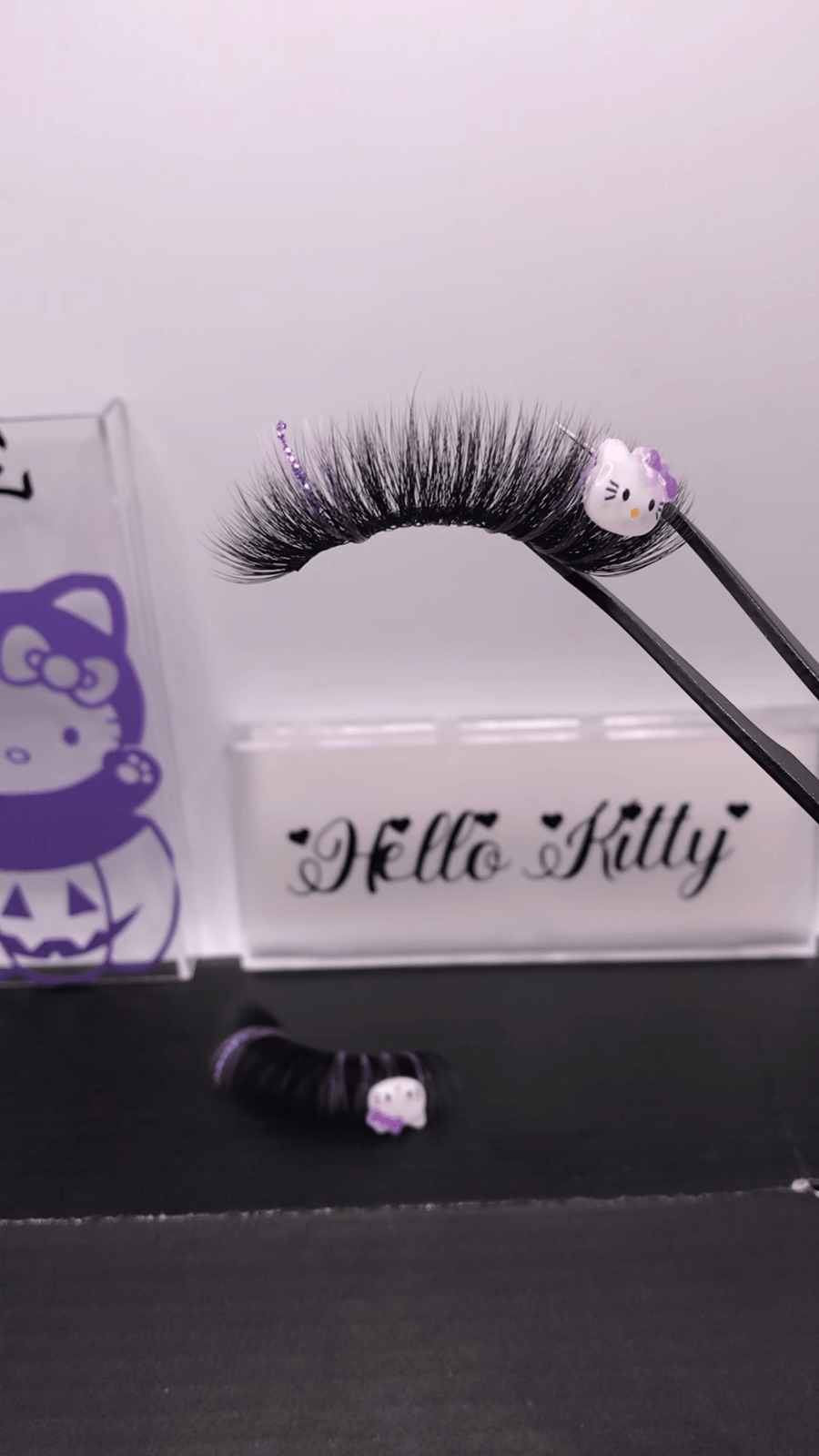 Halloween Hello Kitty Purple Lashes | Beauty By $hade