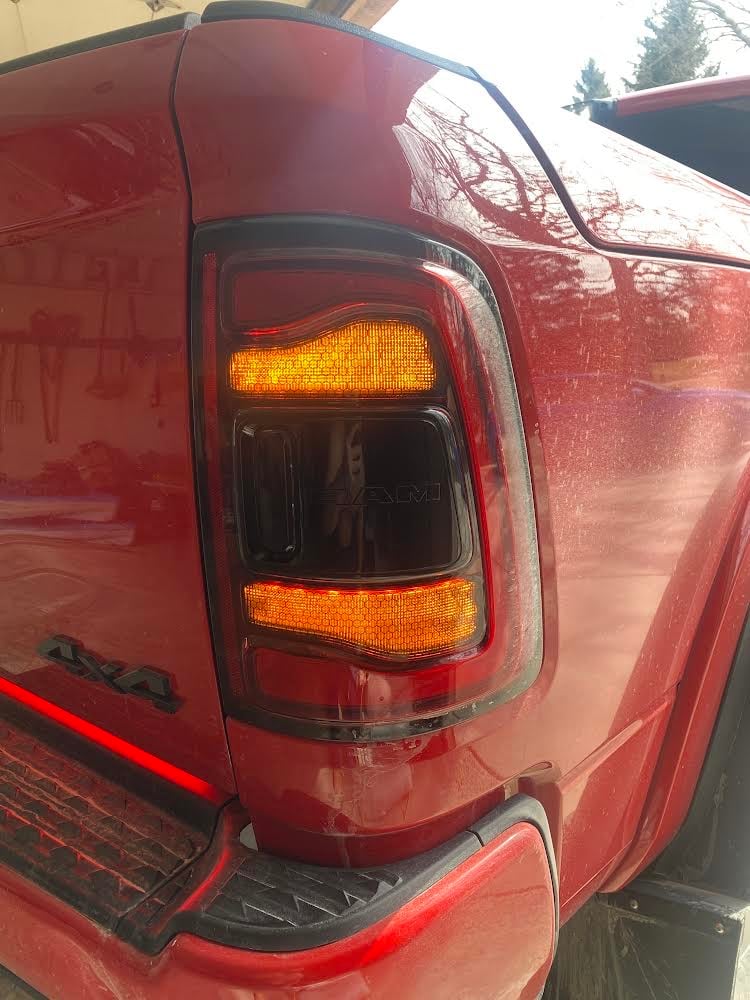 2019-2024 Ram 2500 Led Taillight Tint Overlays | The Overlay Guy