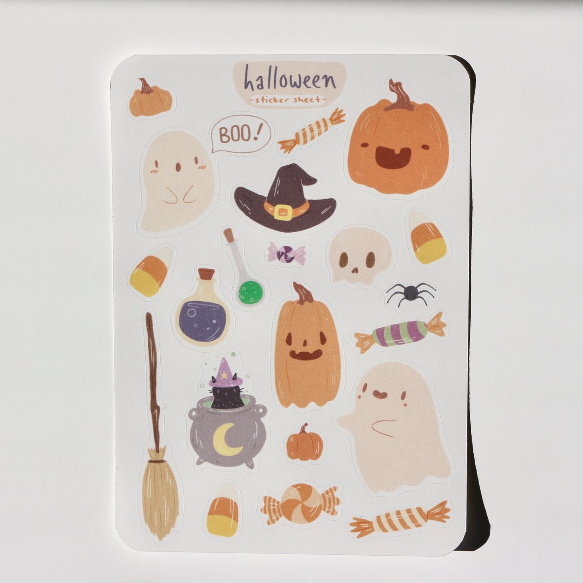 Halloween Sticker Sheet | brookeillust