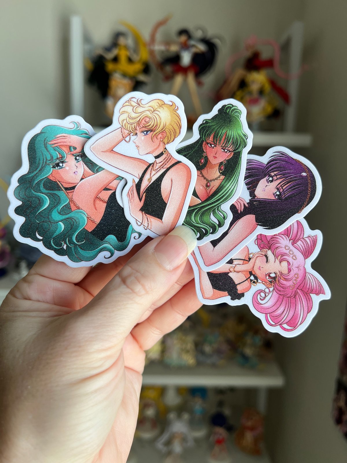 Elegance Sticker Multiple Options Moonie Fan Collections