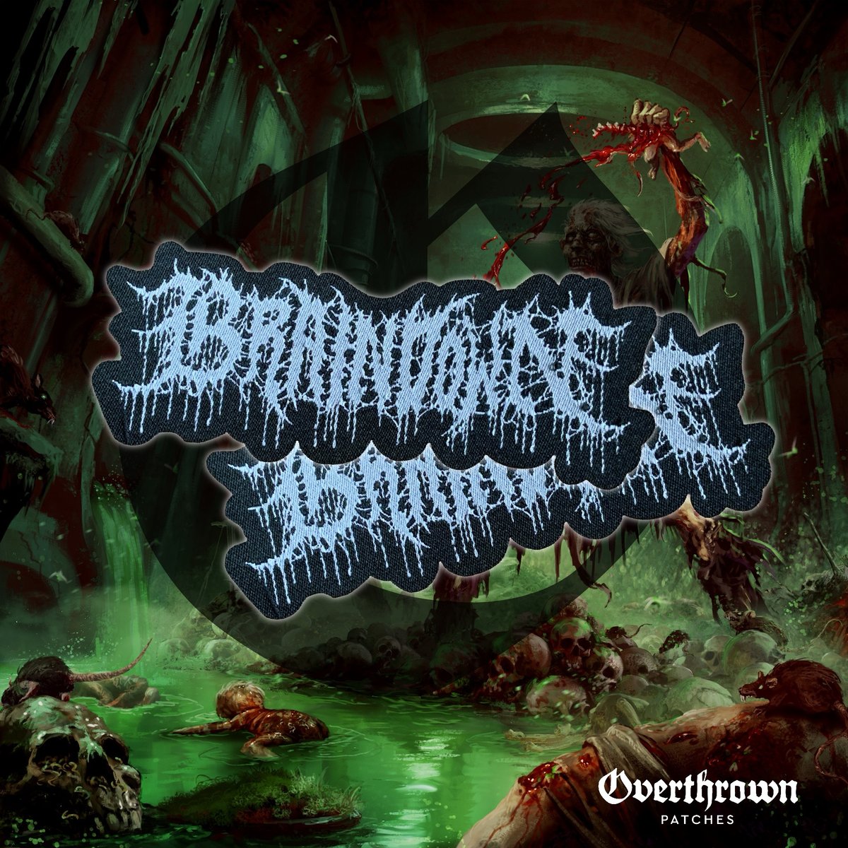Braindown Logo | Overthrown Patches