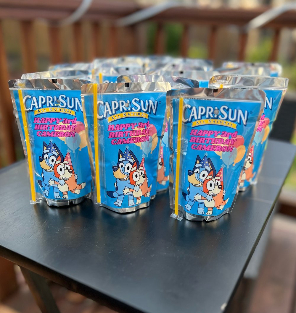 Custom Caprisun Labels | Craft T Things