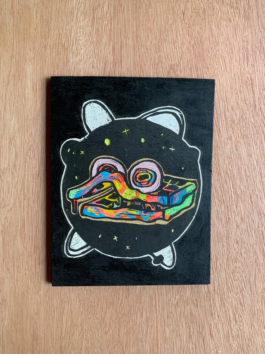 Psychedelic Space Waffle | The Woodcut