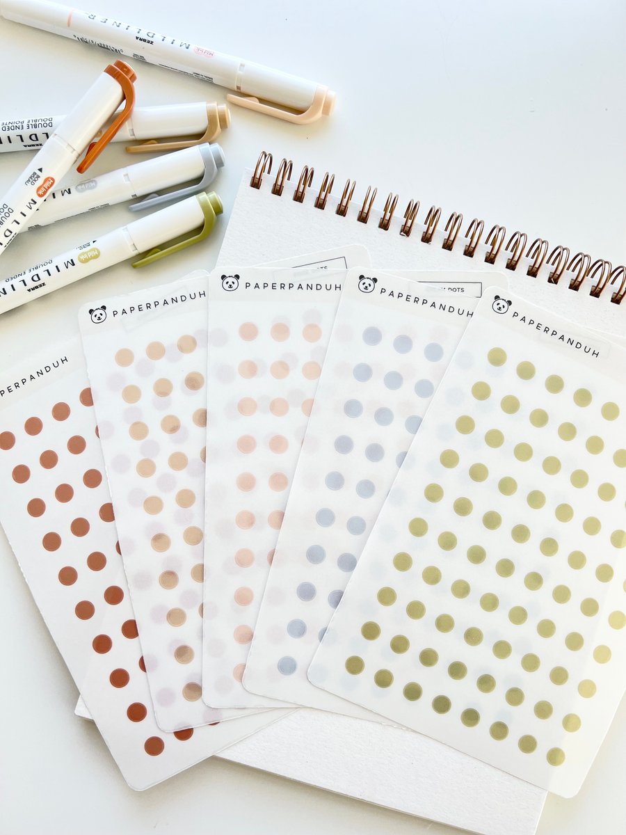 Simplify Transparent Dots | paperpanduh