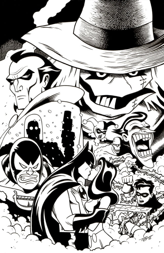 Bootleg Batman 2 Original Cover Art | Nick Justus Art