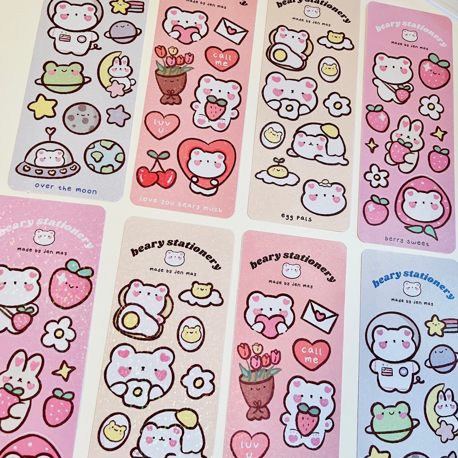 HOLOGRAPHIC VINYL STICKER BUNDLE | Beary Stationery