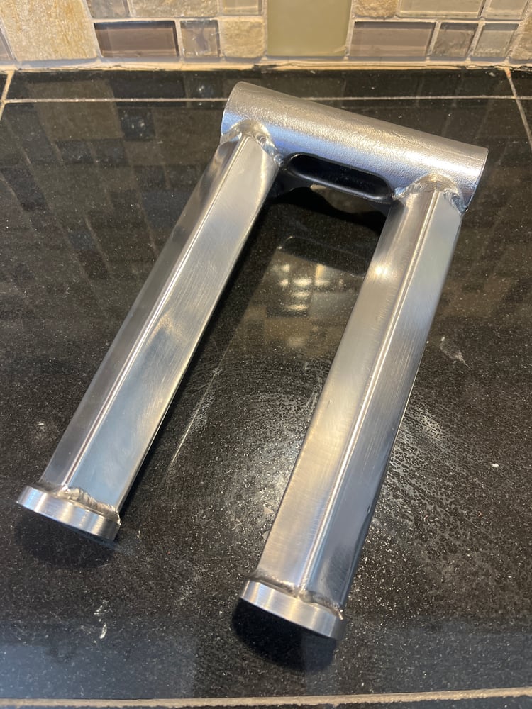 Stainless Extended Cast Riser With Chrome Drag Bar | Vitzyboys Choppers