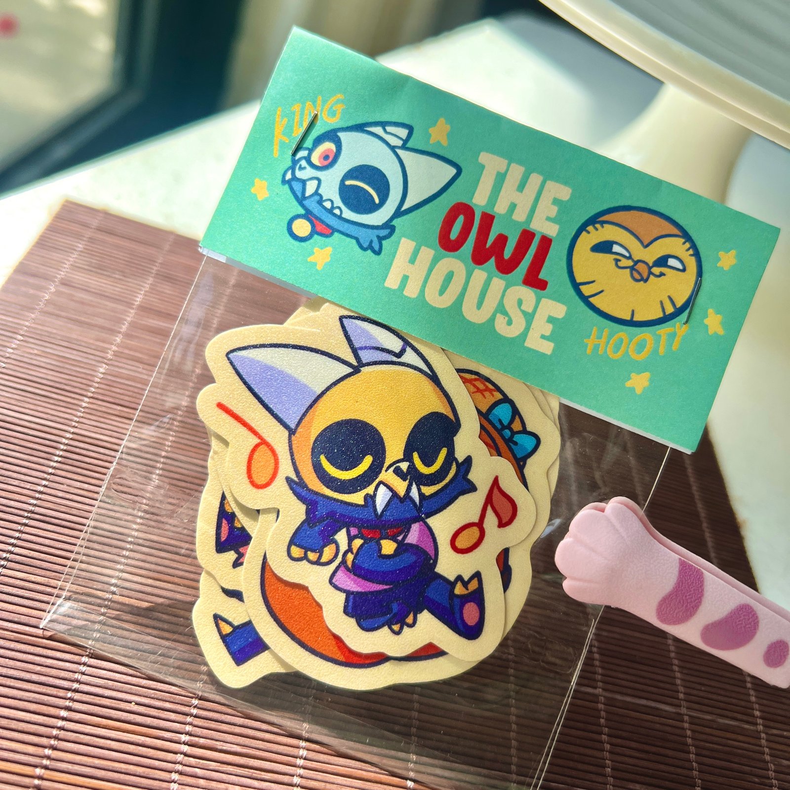 The Owl House - King & Hooty Stickers Set | Cherry Bean