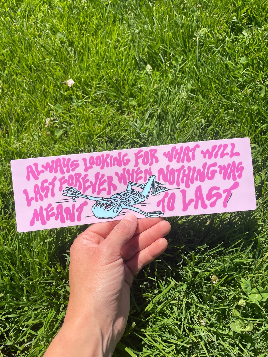 Nothing Bumper Sticker | EMMA ATTERBURY