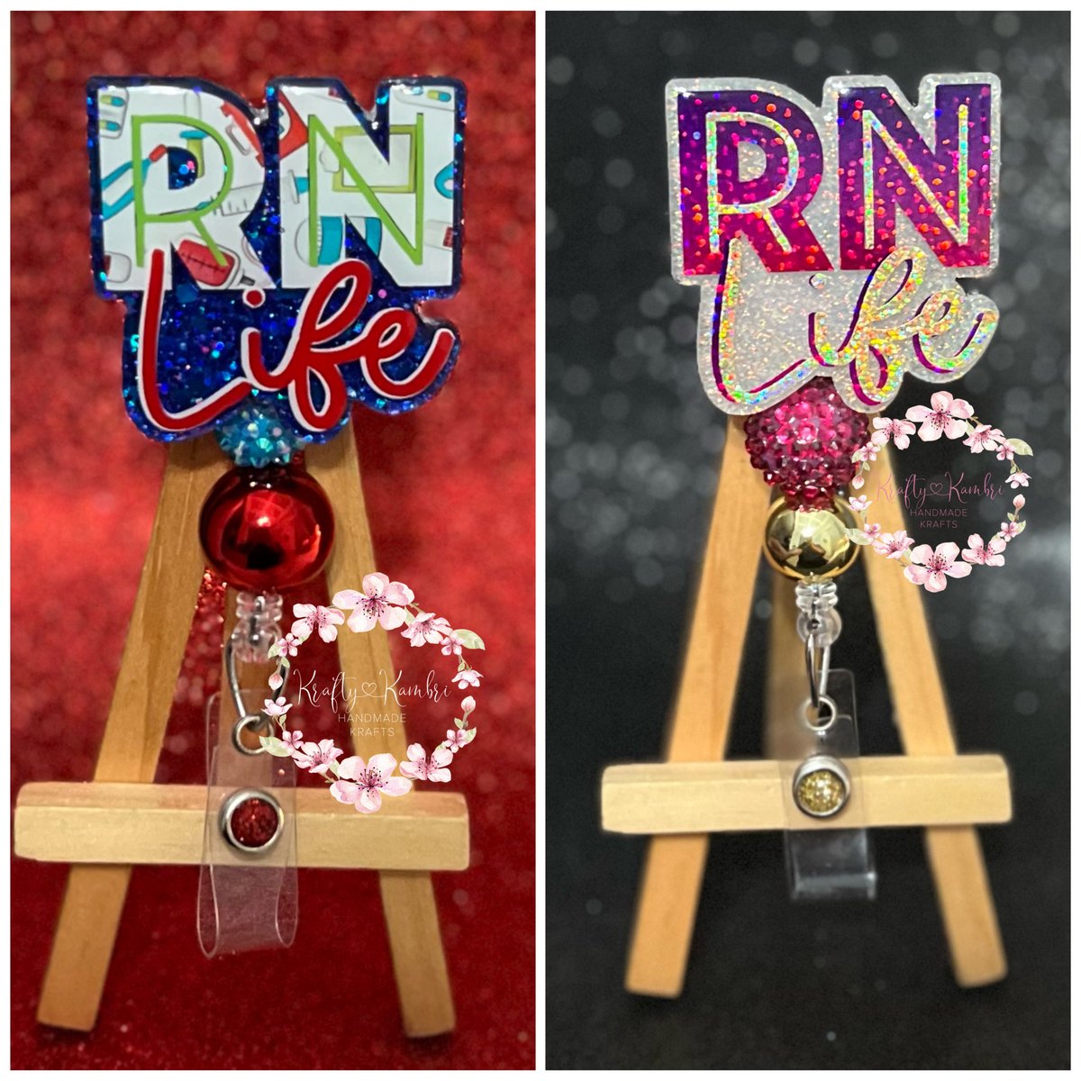 RN Life badge reel | KraftyKambri