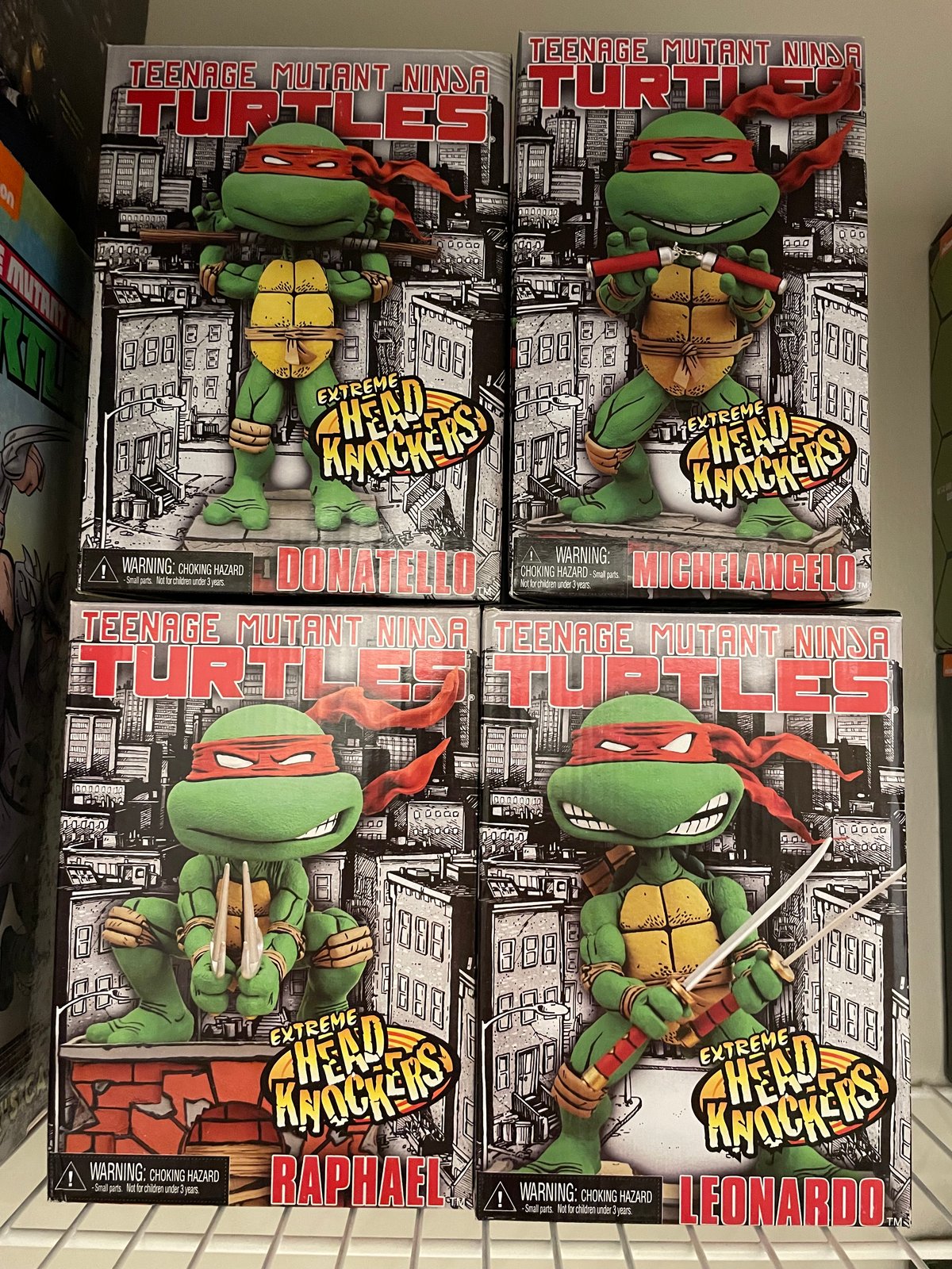 NECA MIRAGE HEAD KNOCKER FULL SET | TMNT_WIZ