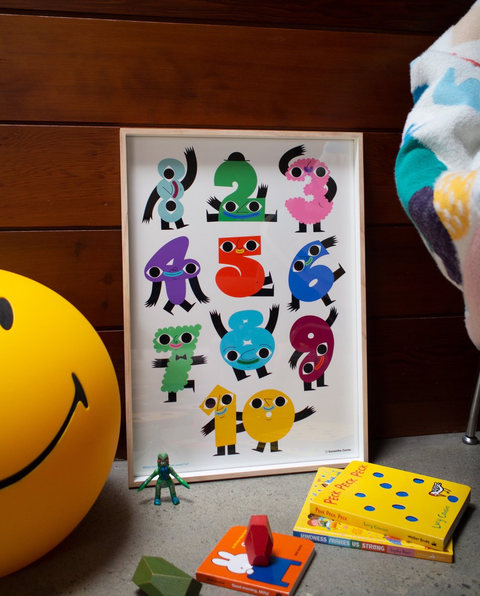 A2 Numbers Poster | Samantha Curcio