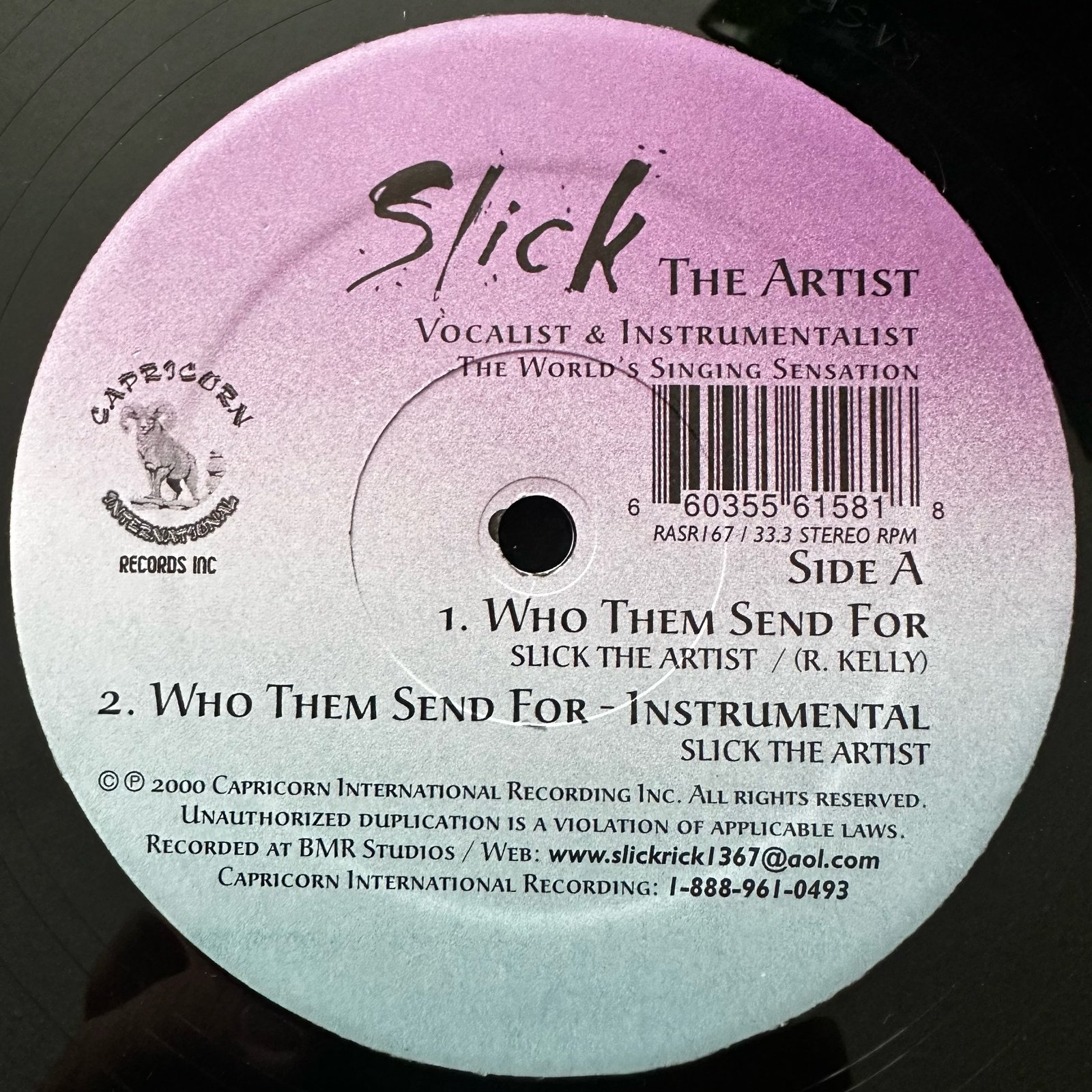 Slick The Artist - Who Them Send For | Mixed Reviews Records