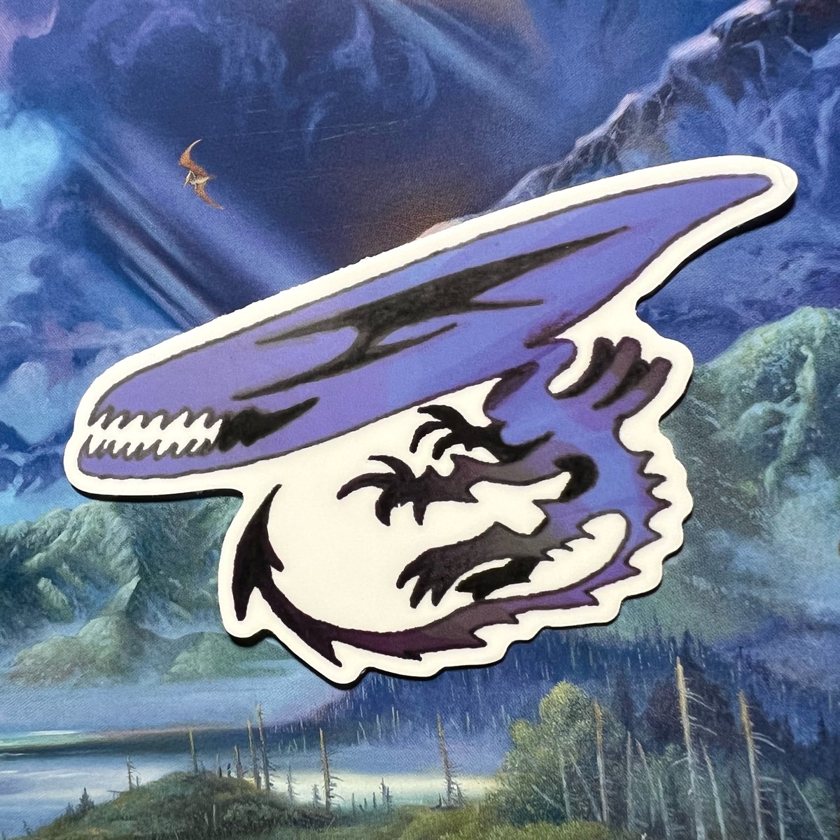 Evil Alien Sticker | Dalton Doodles Online Shop