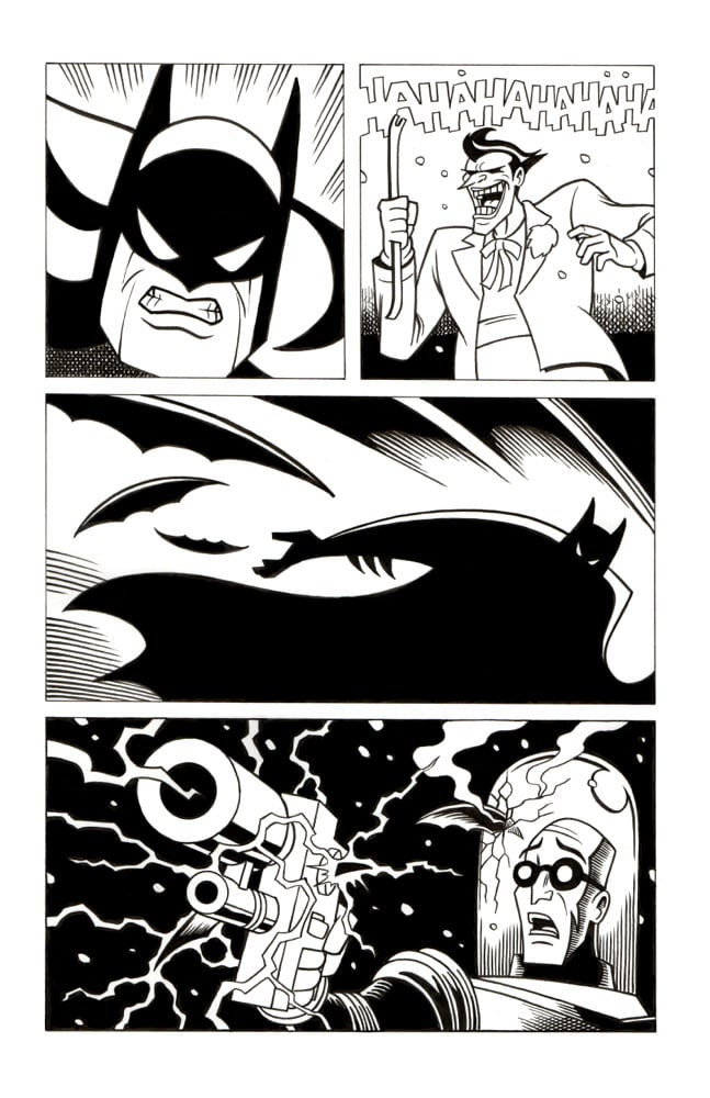 Bootleg Batman Adventures 2: pg. 20 original art | Nick Justus Art