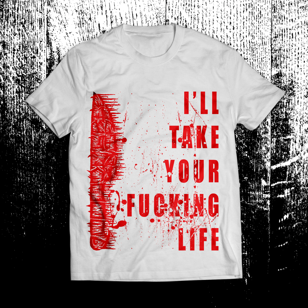 *PRE-ORDER* 1000 DEGREE KNIFE - "BLOOD SPLATTER" T-SHIRT | 1134 Recordings