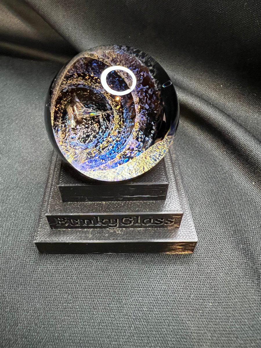 Dichroic Vortex Marble | BunkyGlass