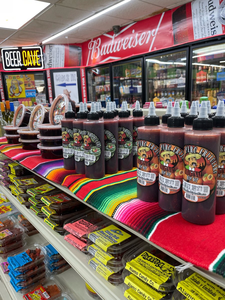 8 oz. Squeezable Rim Dip Bottle | El Mero Mero Frijolero Michelada Mix