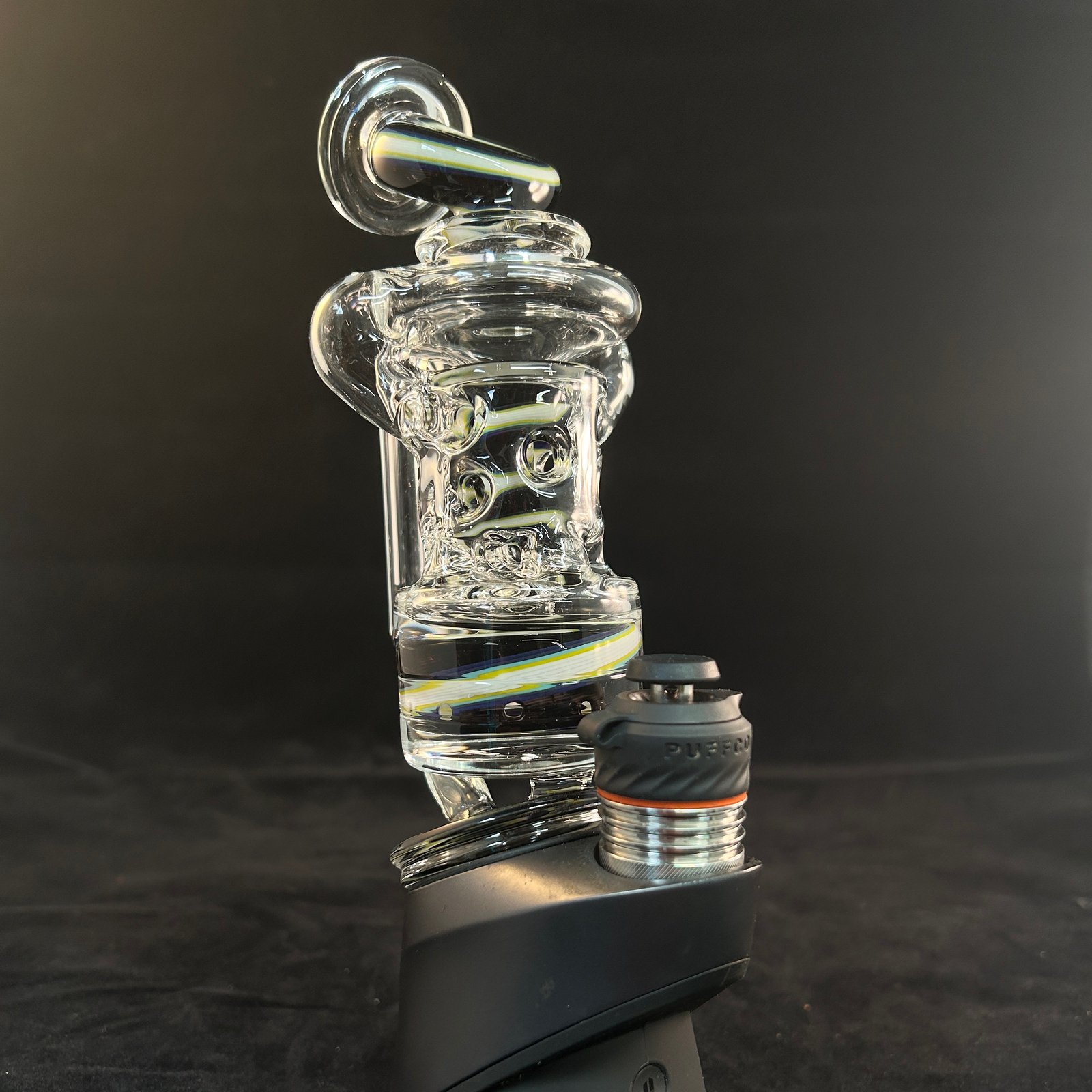 Hollow Core Recycler for Puffco Peak | SlateGlass