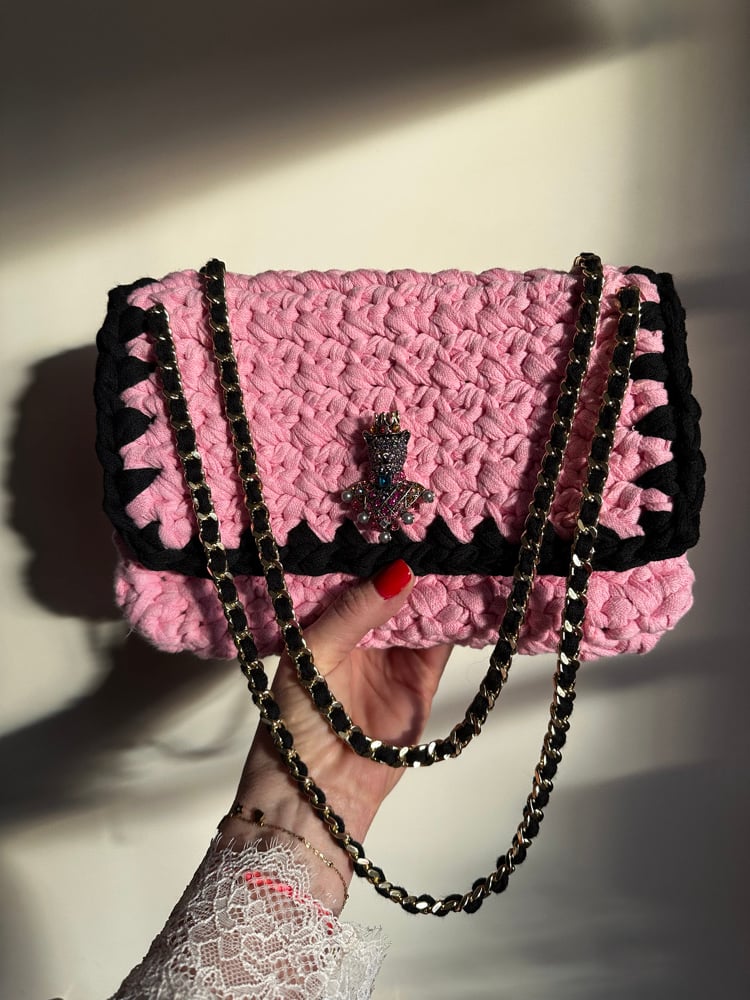 MEGA CHACHA ROSE / NOIR | CHLOÉ FALLAY