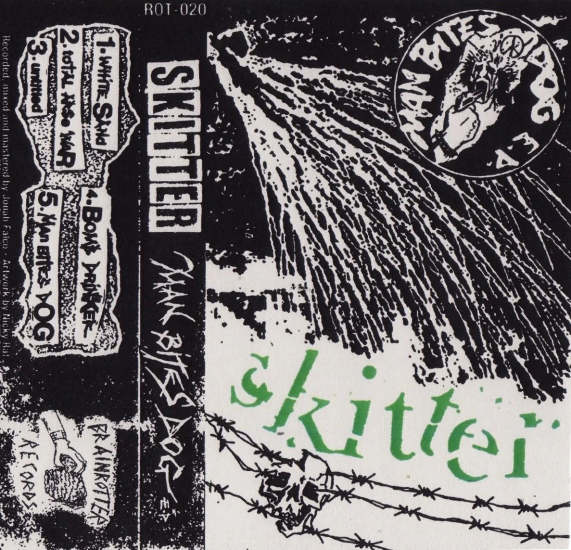 ROT-020:SKITTER - Man Bites Dog EP Cassette | Brainrotter Records