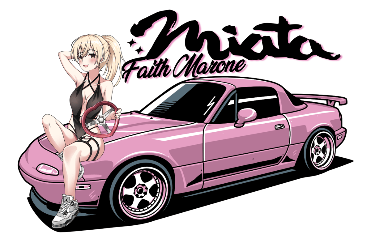 Miata Sticker | Faith Marone