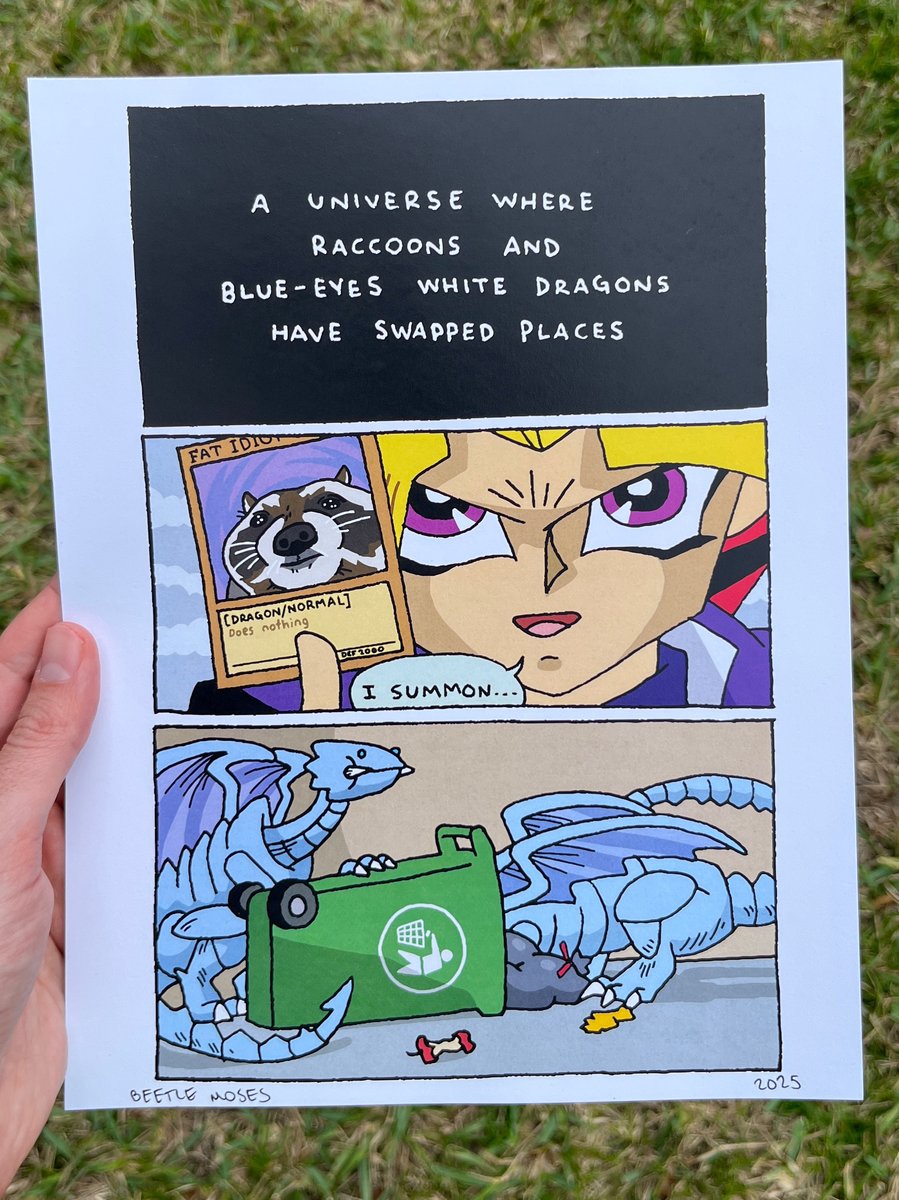 Blue Eyes Signed Print | Beetle Moses