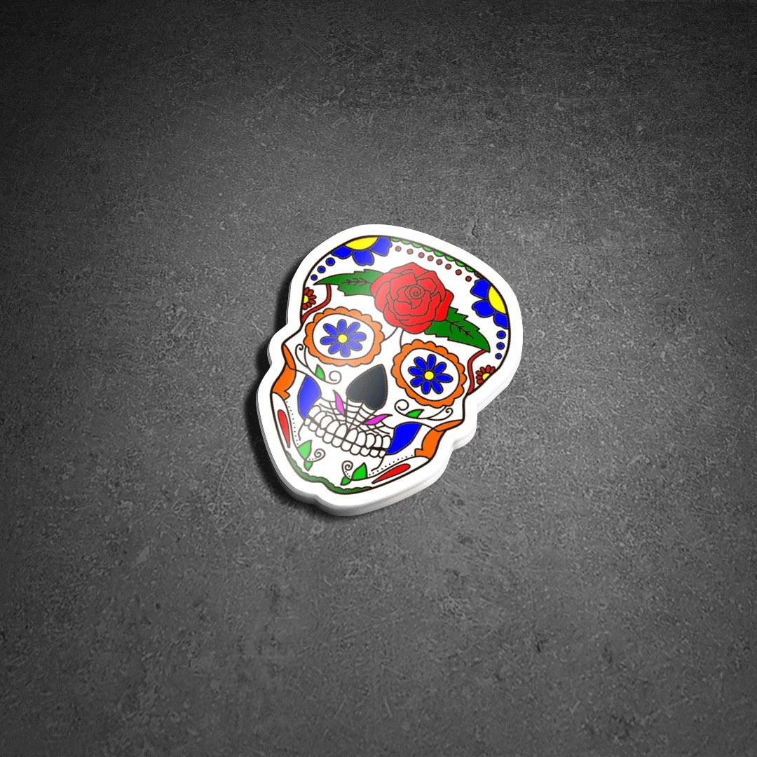 “La Calavera” Sticker | The Pin Mix