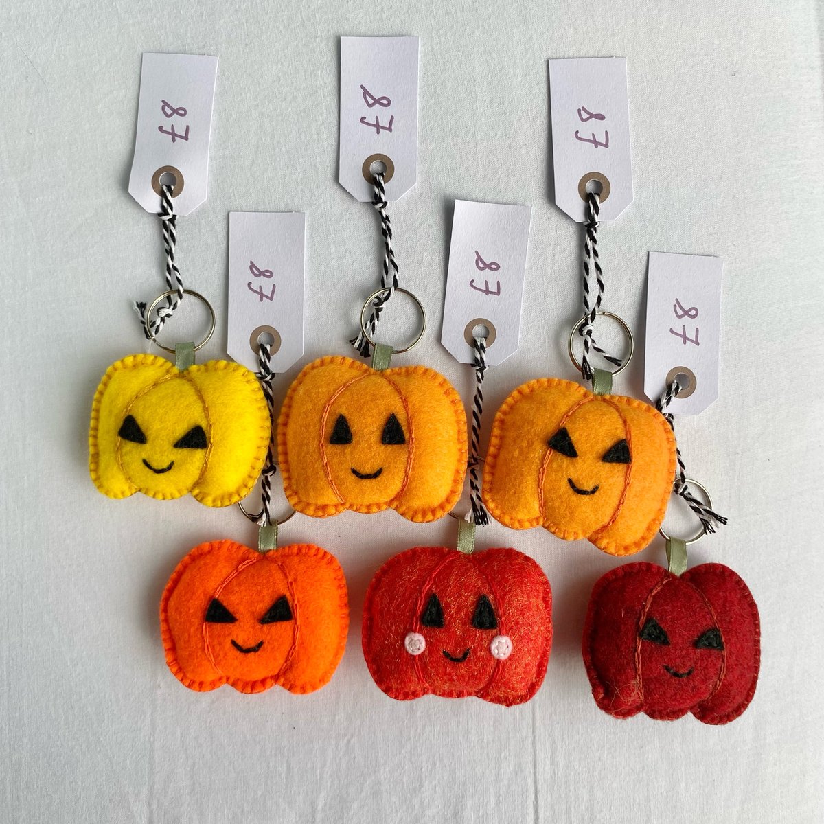 Pumpkin plush keyrings | Annie Sews