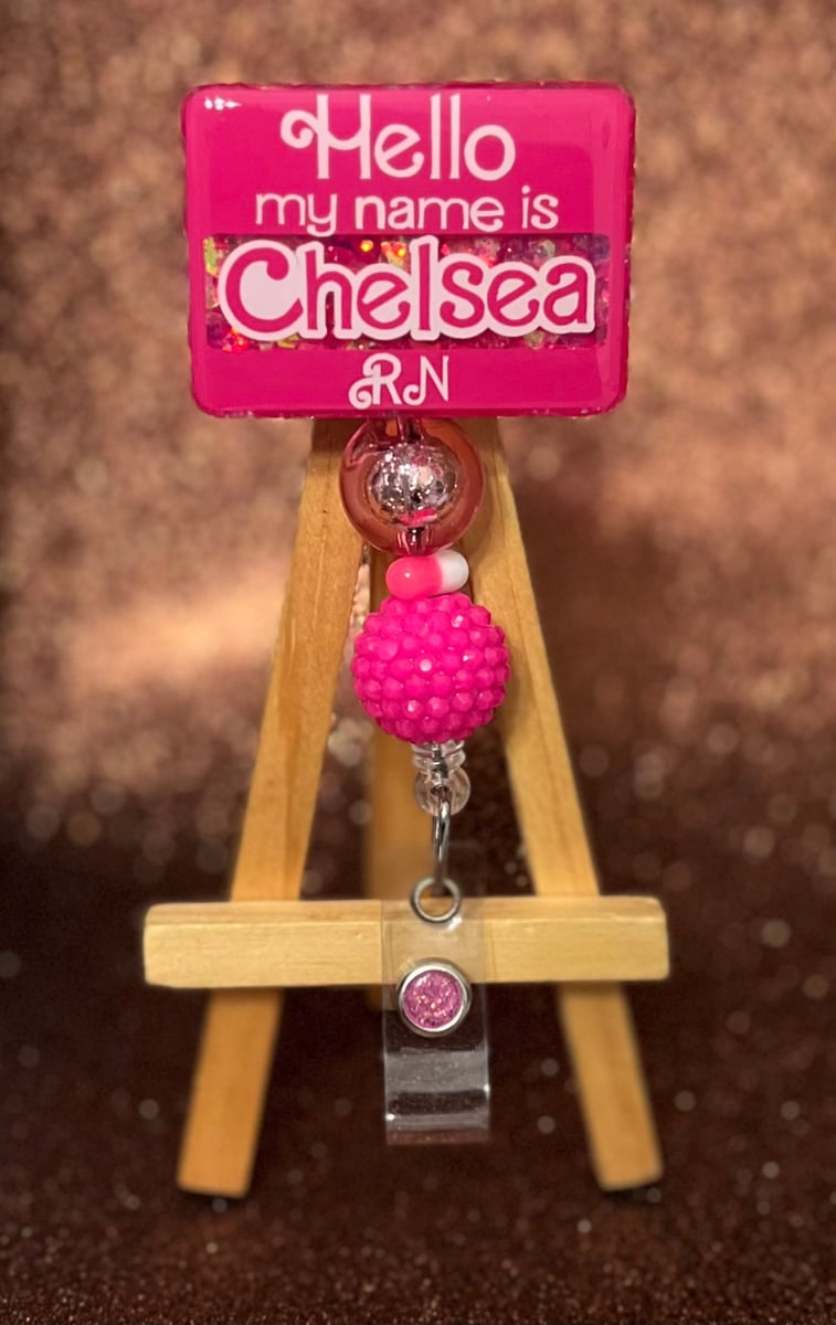 Rectangle shape badge reel | KraftyKambri