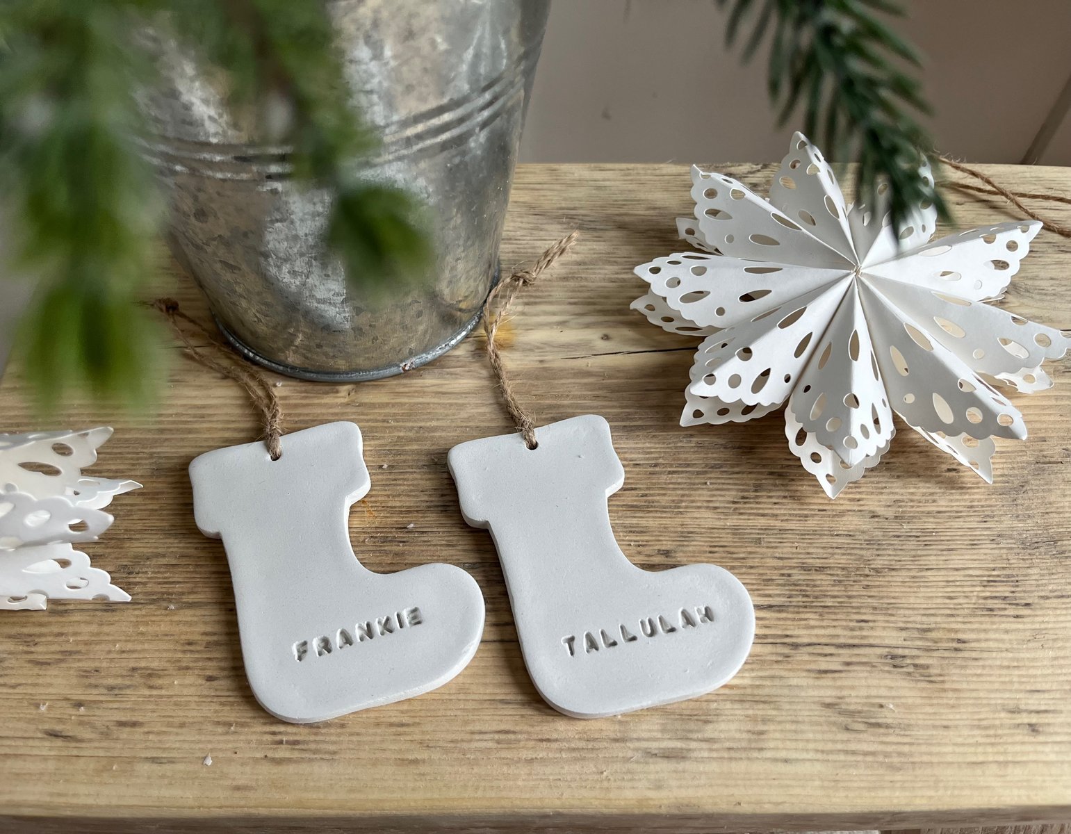 Personalised Clay Stocking | House of Sidney