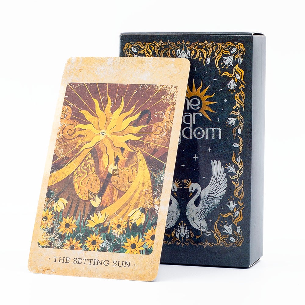 The Solar Kingdom Tarot Deck 78 Card Oracle Set for Cosmic Insight and ...