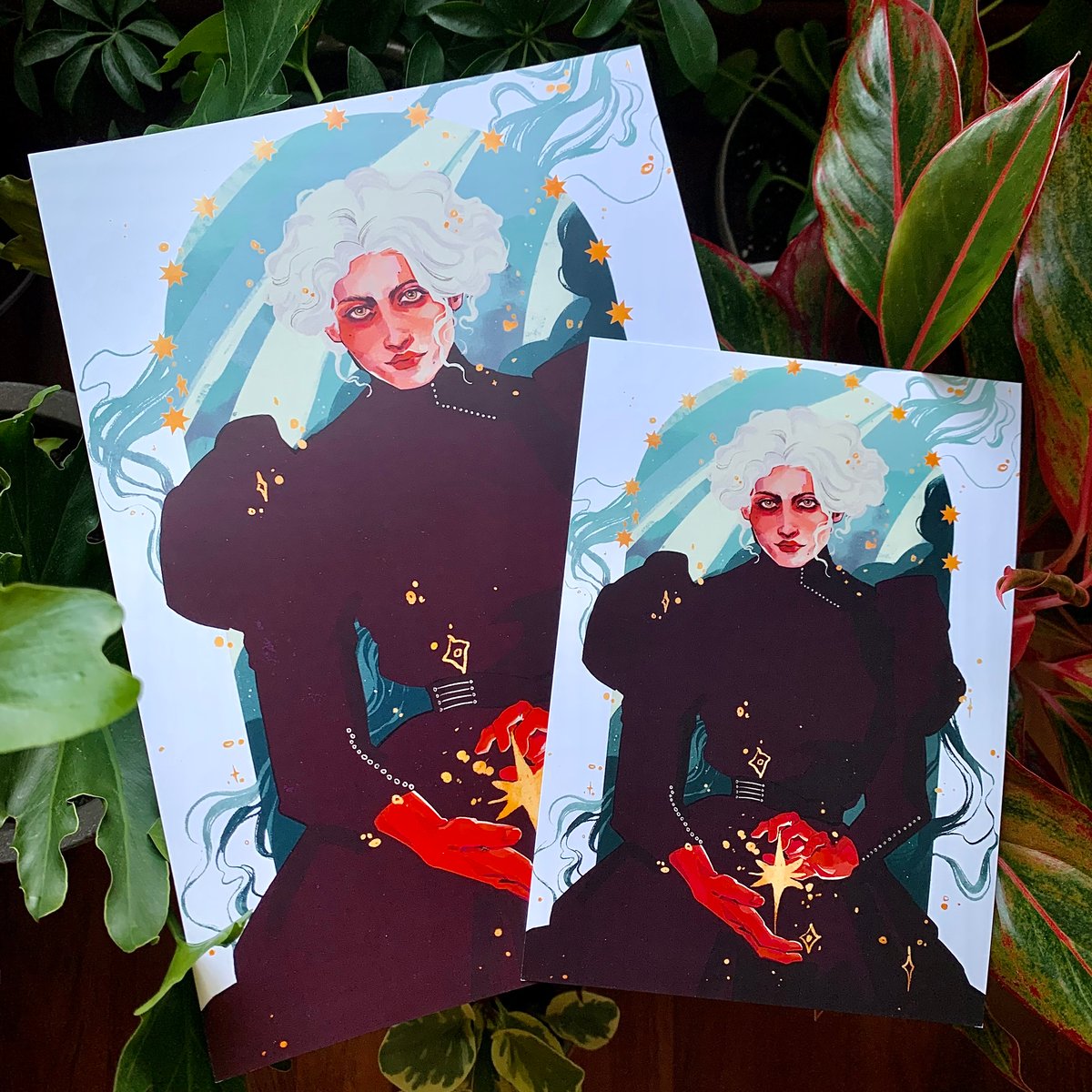Constellation Witch Print | Klimtsonian